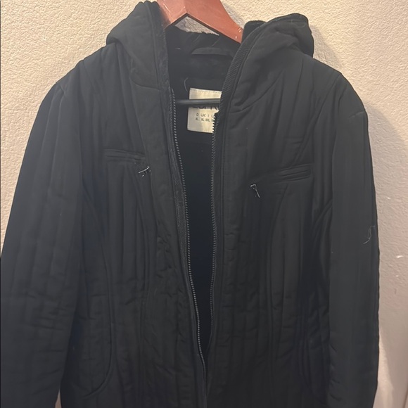 Spirit | Jackets & Coats | Spirit Black Puffer Jacket With Quilted ...